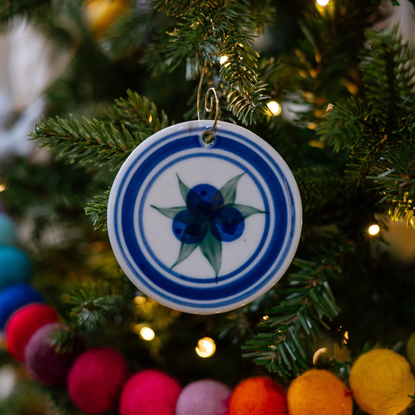 Handmade Pottery Blueberry Christmas Ornament – Georgetown Pottery