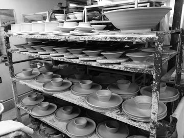 Tide Clock handmade by Georgetown Pottery in Maine