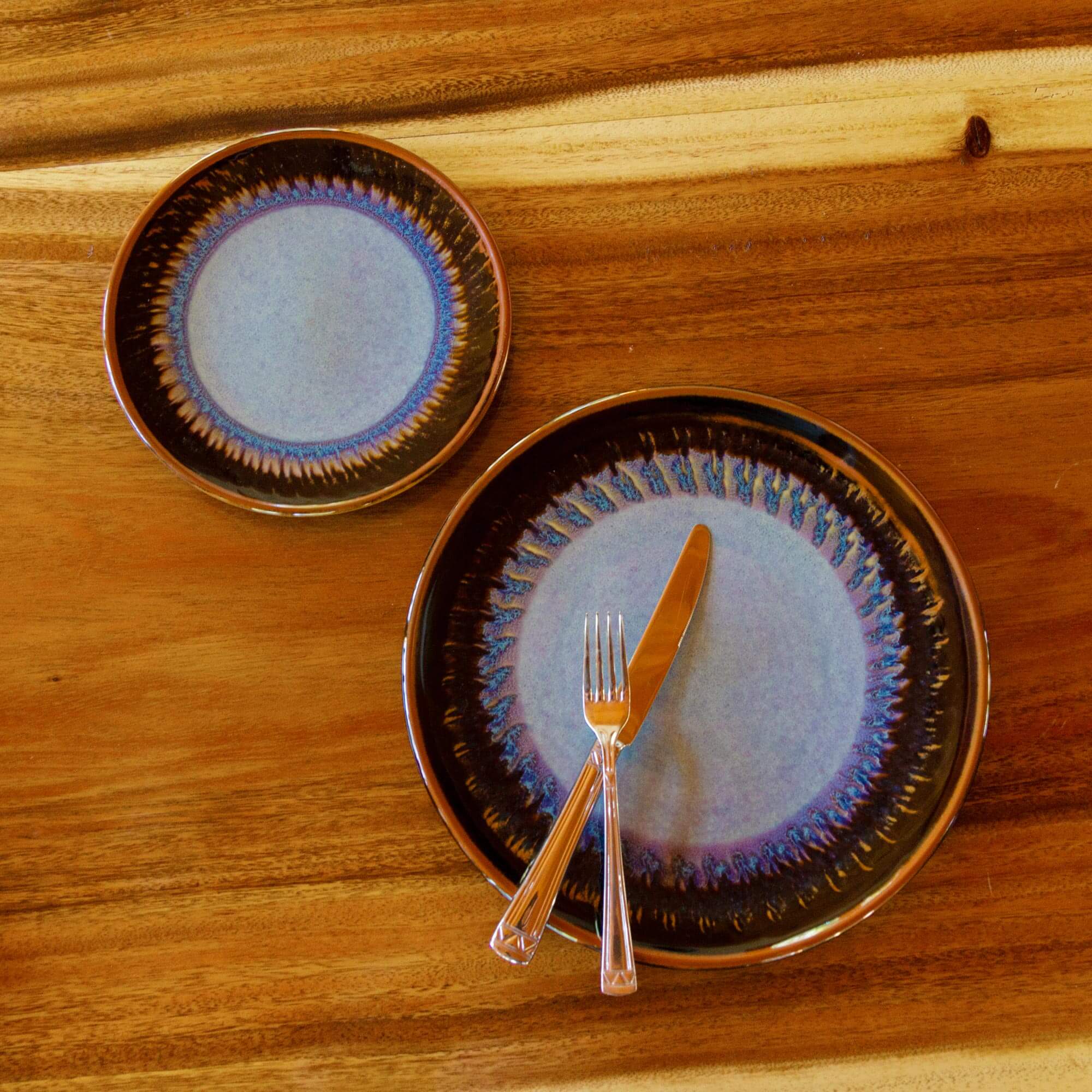 Classic Dinner Plate handmade by Georgetown Pottery in Maine in Blue ...