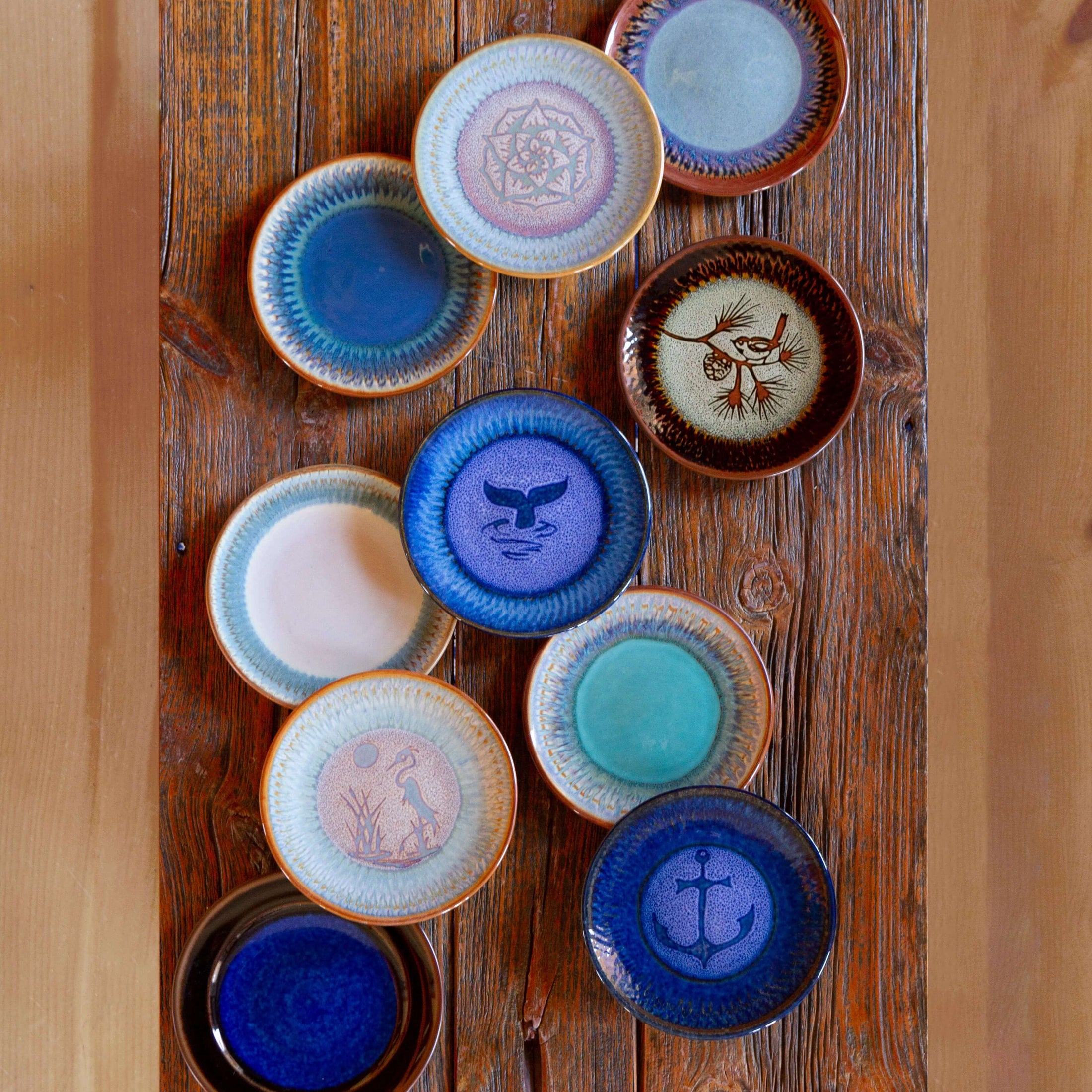 Rimless Dinner Plate handmade by Georgetown Pottery in Maine